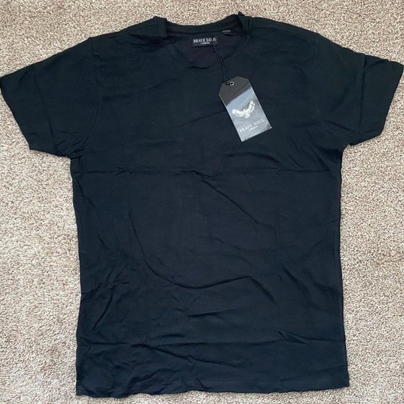 Brave Soul | Shirts | Brave Soul Fresher F Mens Black Tee | Poshmark
